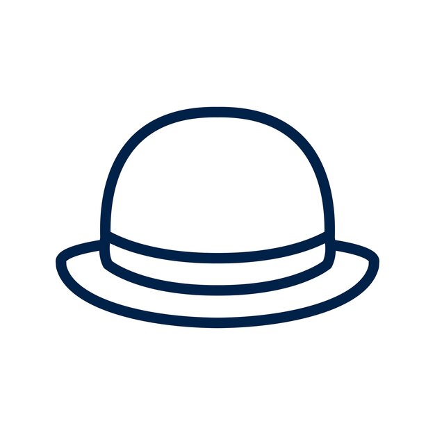Premium Vector | Fedora hat vector icon simple element illustration Premium Vector | Fedora hat vector icon simple element illustration