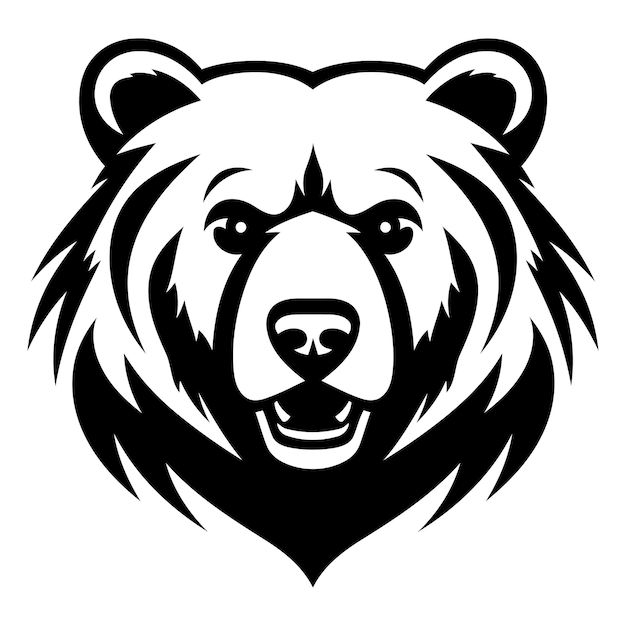 A fierce and powerful bear head logo perfect for a sports team brand or ... A fierce and powerful bear head logo perfect for a sports team brand or ...
