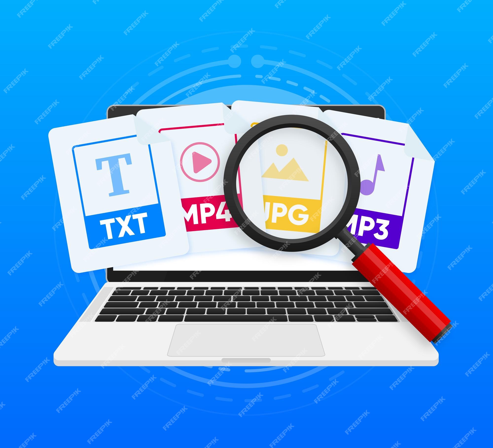 Premium Vector File Searching Concept File Manager And Data Storage Storage And Indexing Of