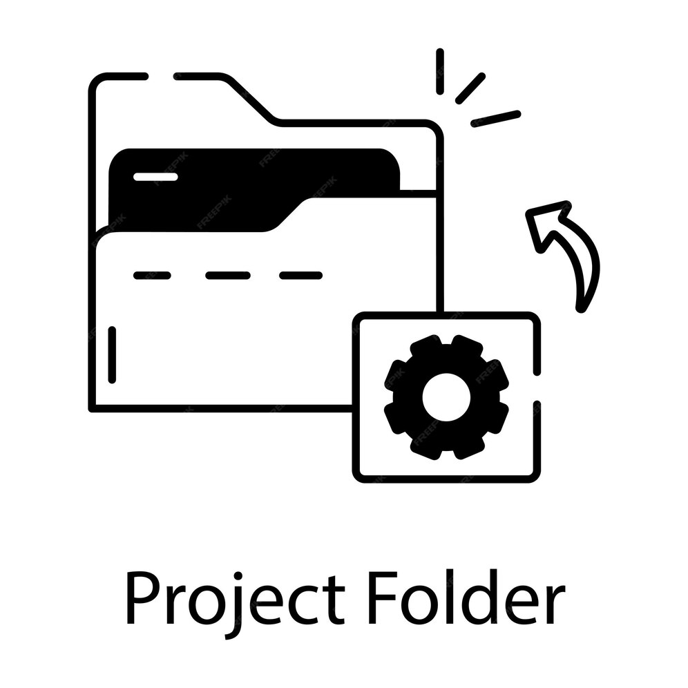 Premium Vector | Files and Folders Linear Icon Premium Vector | Files and Folders Linear Icon