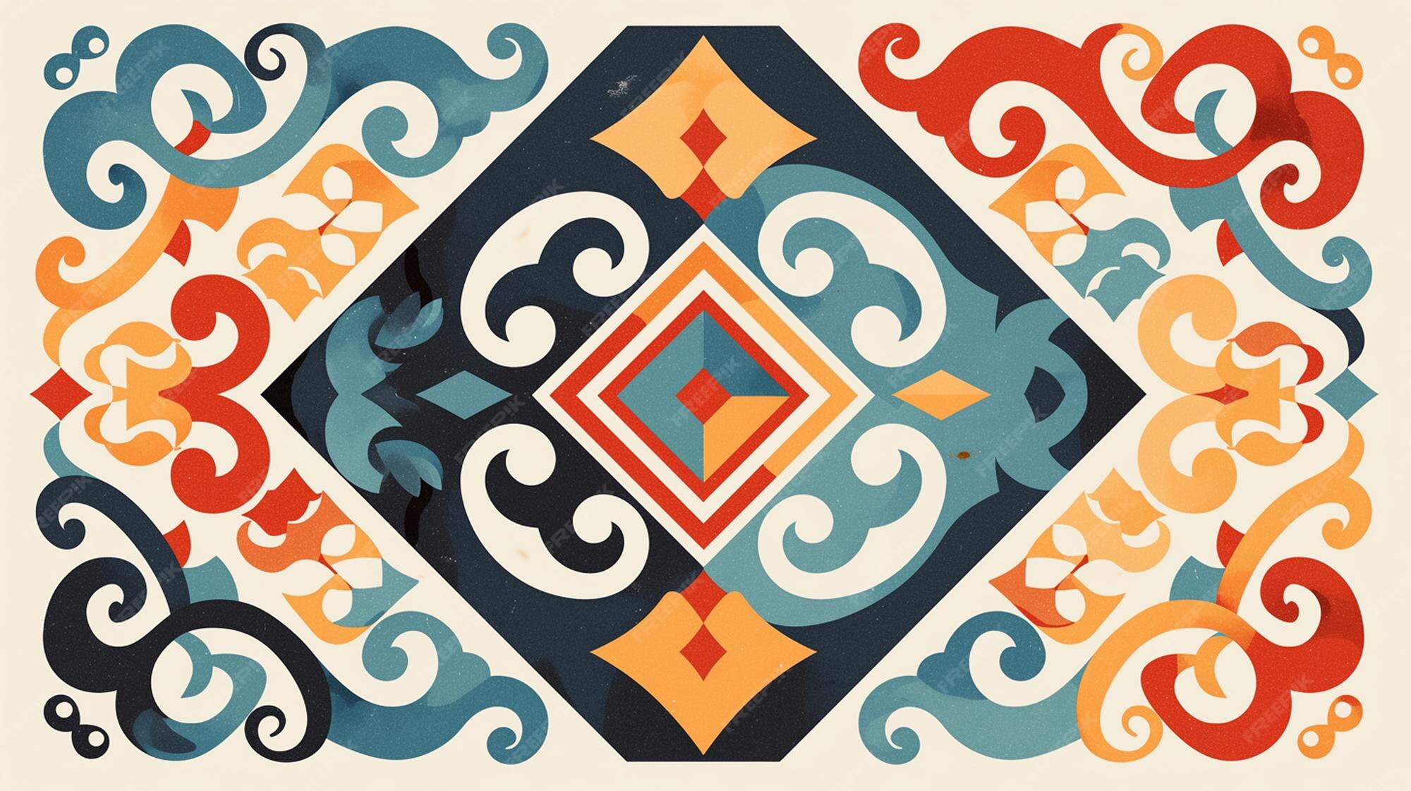 Filipino Dalaga Patterns With Maiden Themes Premium Ai Generated Vector
