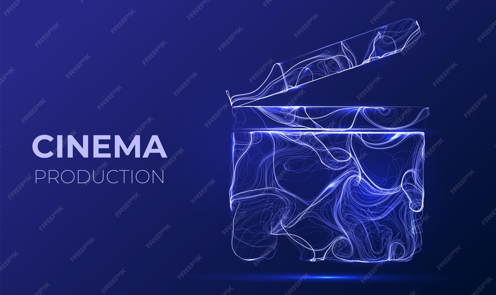 Premium Vector | Film production concept Absctact cinema clapper vector ... Premium Vector | Film production concept Absctact cinema clapper vector ...