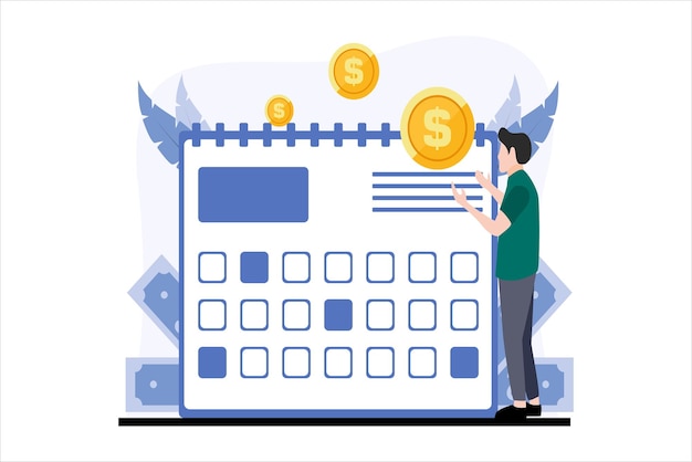 Premium Vector | Finance Business Flat Design Illustration Premium Vector | Finance Business Flat Design Illustration