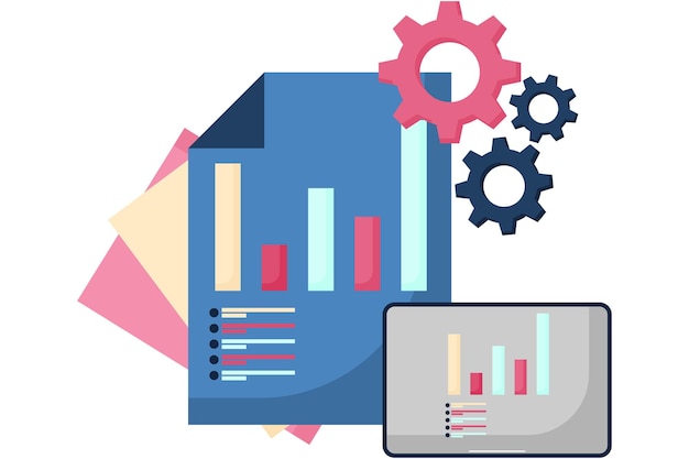 Premium Vector | Financial report Premium Vector | Financial report
