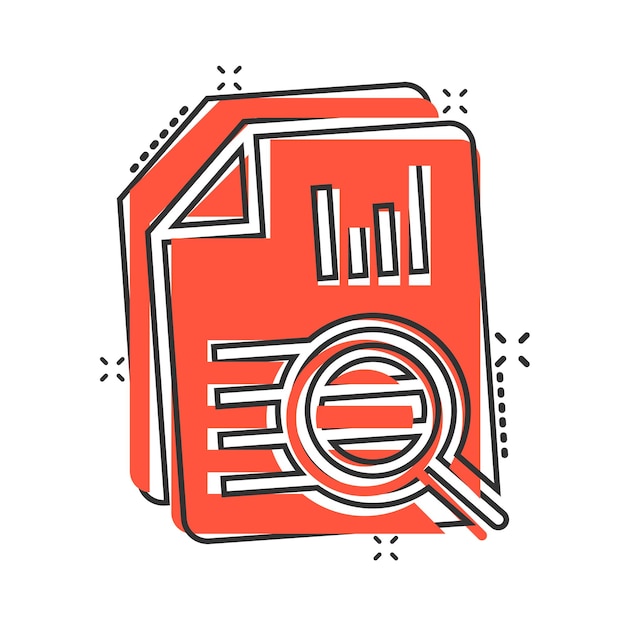 Premium Vector | Financial statement icon in comic style result cartoon ... Premium Vector | Financial statement icon in comic style result cartoon ...