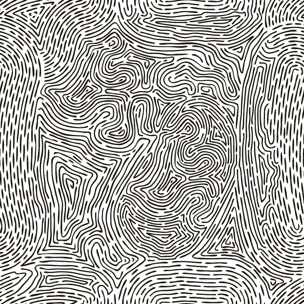 Premium Vector | Fingerprint seamless pattern. Human thumb fingerprints ... Premium Vector | Fingerprint seamless pattern. Human thumb fingerprints ...
