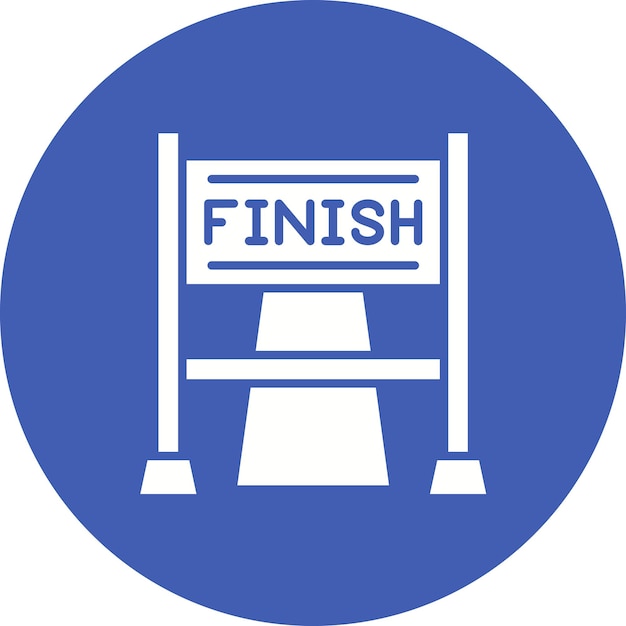 Premium Vector | Finish line vector illustration style Premium Vector | Finish line vector illustration style