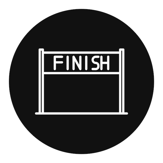 Premium Vector | Finish Line Vector Illustration Premium Vector | Finish Line Vector Illustration