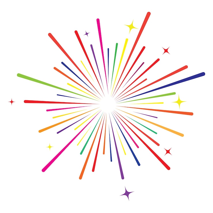 Premium Vector | Fireworks icon logo vector Premium Vector | Fireworks icon logo vector
