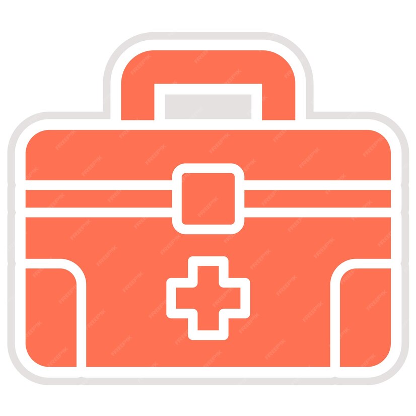 Premium Vector First Aid Kit Vector Icon Design Illustration