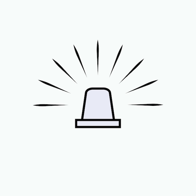 Premium Vector | Flasher icon emergency ambulance symbol vector Premium Vector | Flasher icon emergency ambulance symbol vector