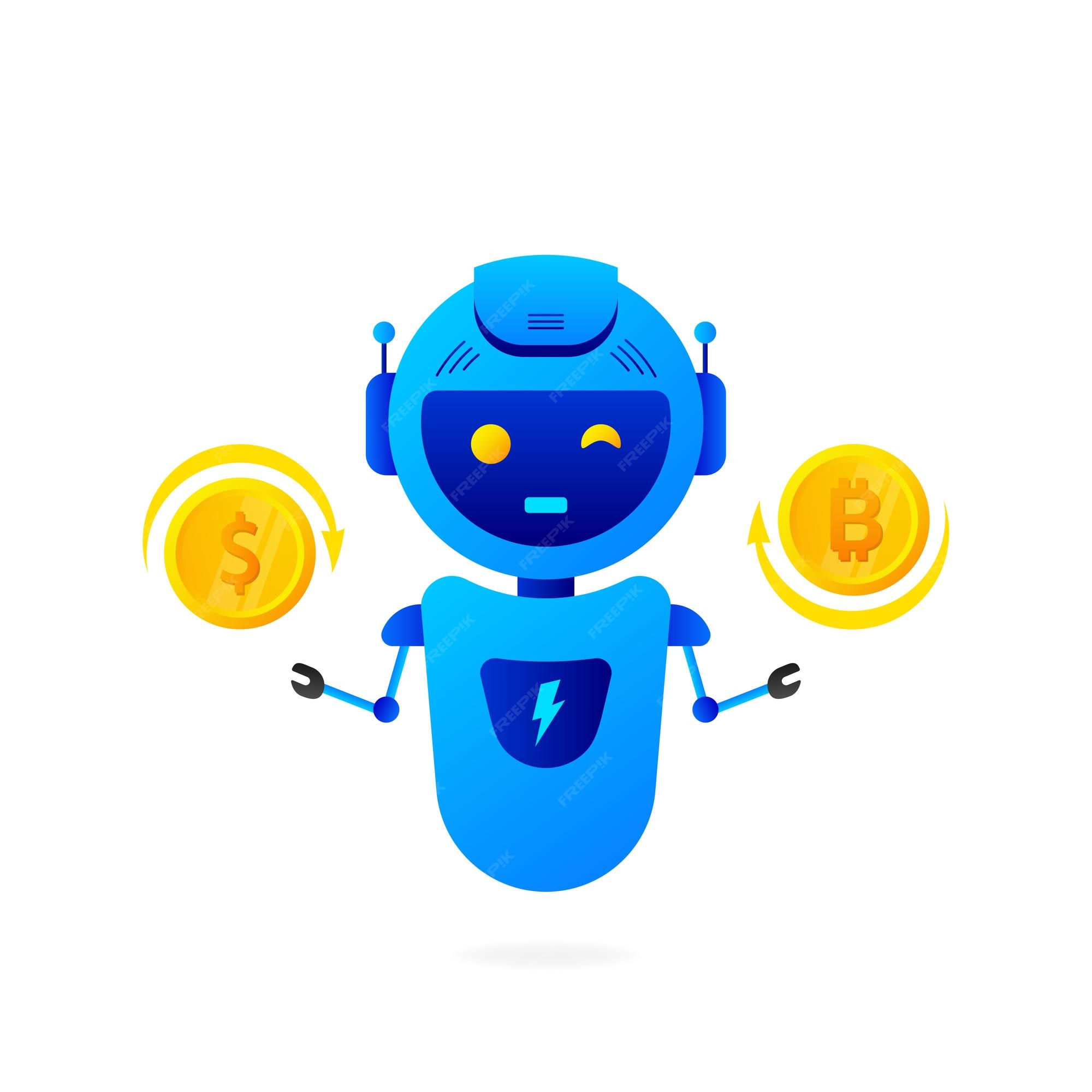 Premium Vector | Flat bot banner financial investment trade artificial ... Premium Vector | Flat bot banner financial investment trade artificial ...