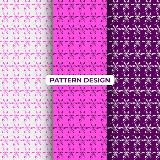 Premium Vector | Flat Color Variation Pattern Set Collection Premium Vector | Flat Color Variation Pattern Set Collection