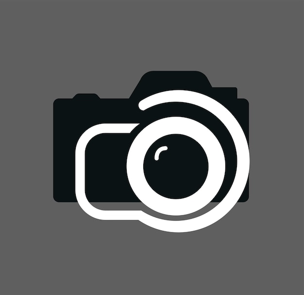 Premium Vector | Flat Design Camera Circle Icon Premium Vector | Flat Design Camera Circle Icon