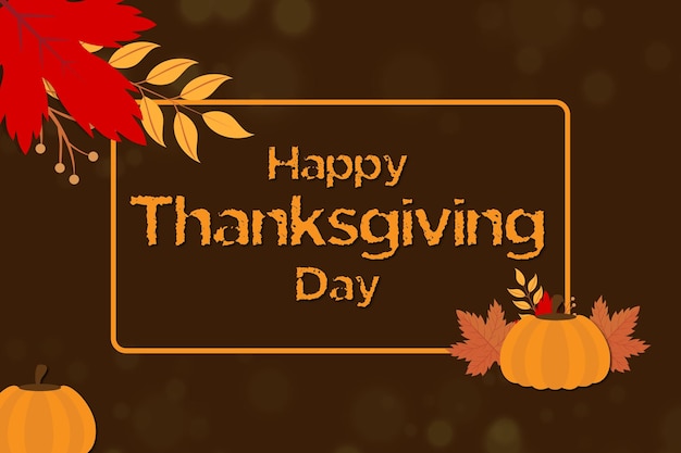 Premium Vector | Flat design thanksgiving background design Premium Vector | Flat design thanksgiving background design