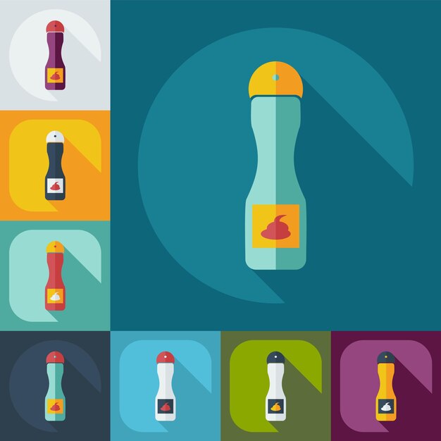 Premium Vector | Flat modern design with shadow icons hair spray vector ... Premium Vector | Flat modern design with shadow icons hair spray vector ...