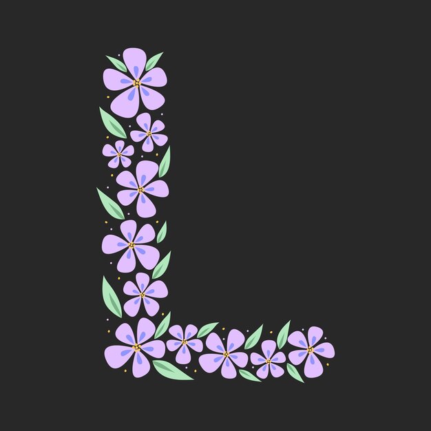 Premium Vector | Floral botanical alphabet vintage hand drawn monogram ... Premium Vector | Floral botanical alphabet vintage hand drawn monogram ...