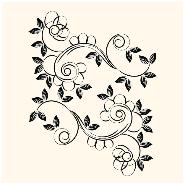 Premium Vector | Floral decorative elements Premium Vector | Floral decorative elements