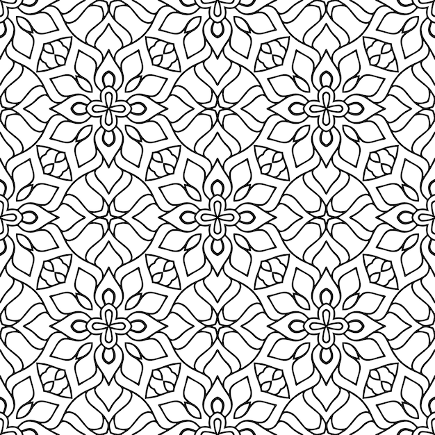 Premium Vector Floral Ornamental Seamless Pattern