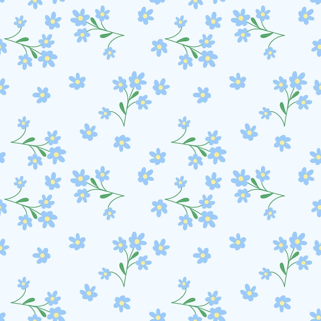 Premium Vector | Floral seamless pattern vector illustration Premium Vector | Floral seamless pattern vector illustration