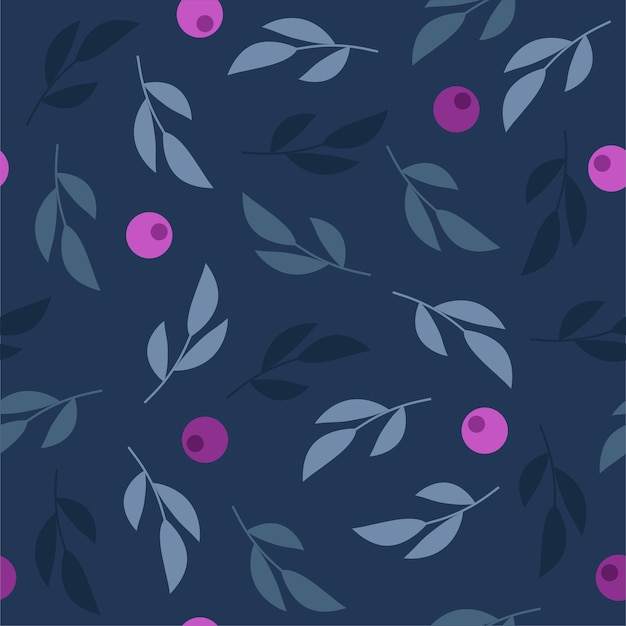 Premium Vector Floral Vector Seamless Pattern
