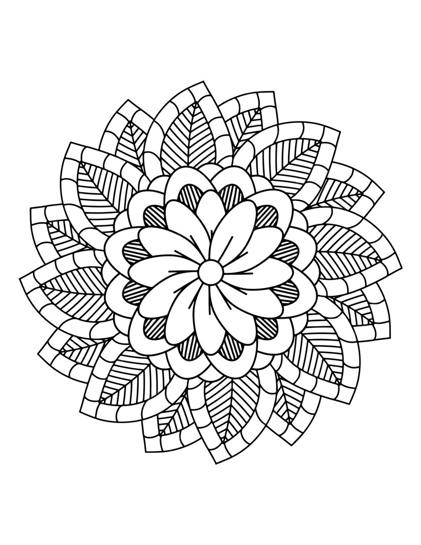 Premium Vector Flower Coloring Book Floral Coloring Book For Adults