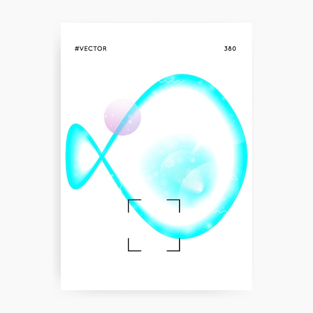 Premium Vector | Fluid shape with dynamic elements Premium Vector | Fluid shape with dynamic elements