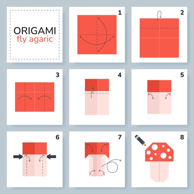 Premium Vector | Whale origami scheme tutorial moving model origami for ... Premium Vector | Whale origami scheme tutorial moving model origami for ...