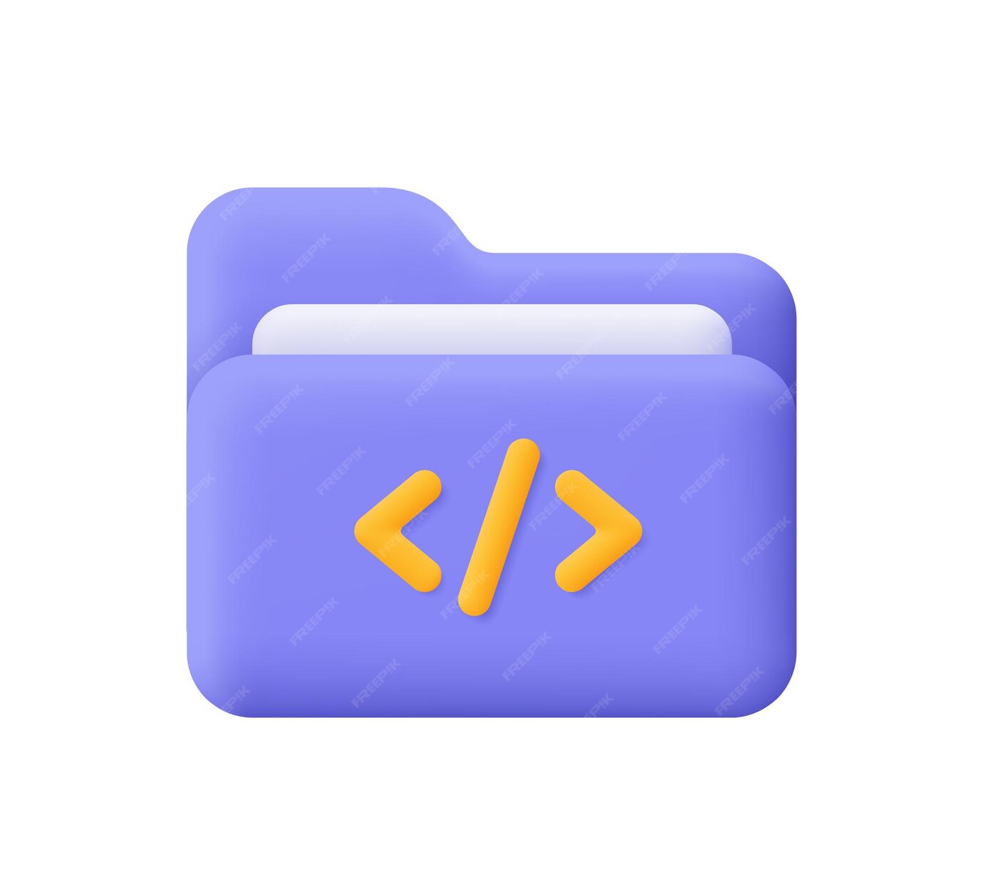 Premium Vector Folder With Code Symbol Web Development Coding And