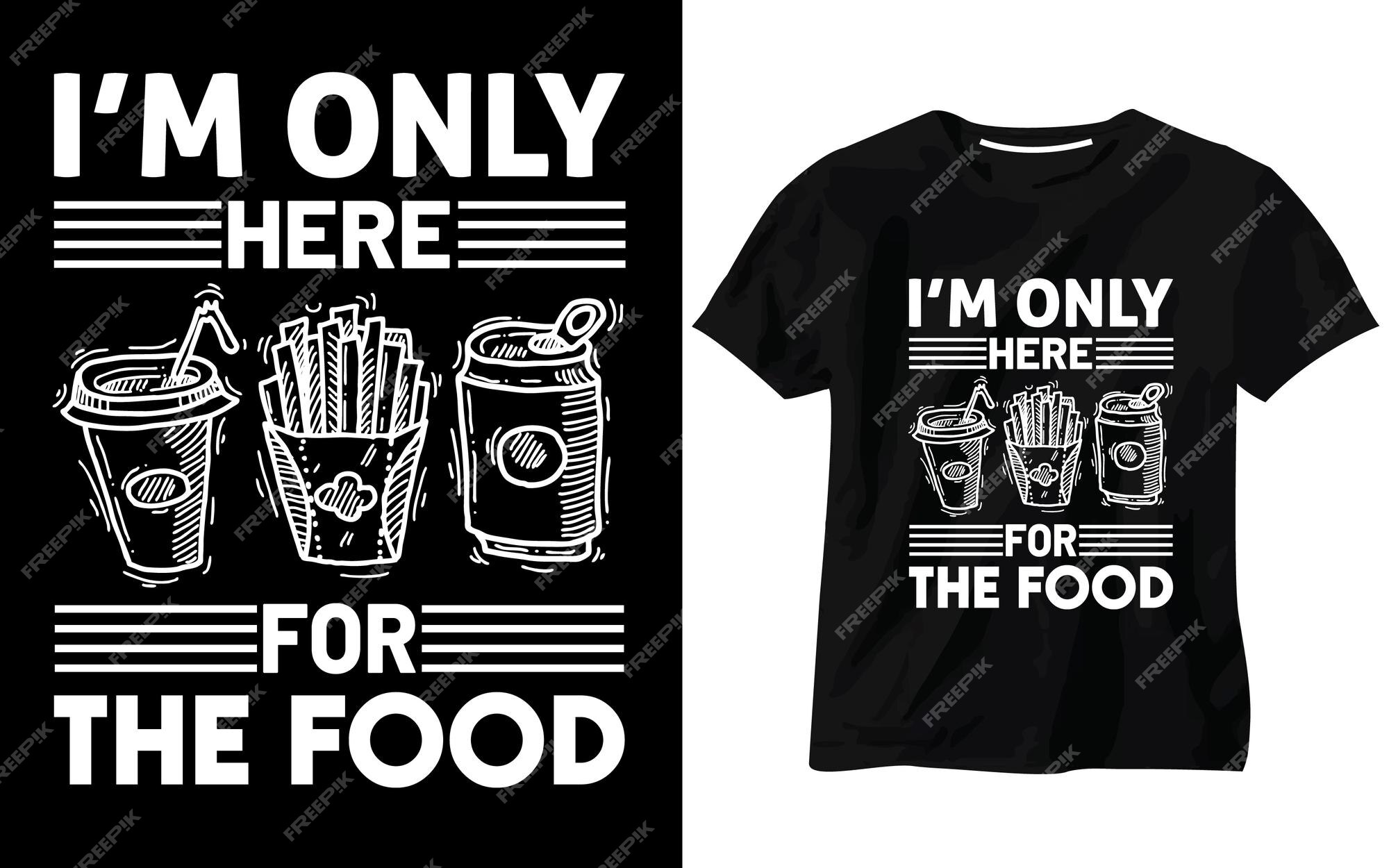 Premium Vector Food T Shirt Design