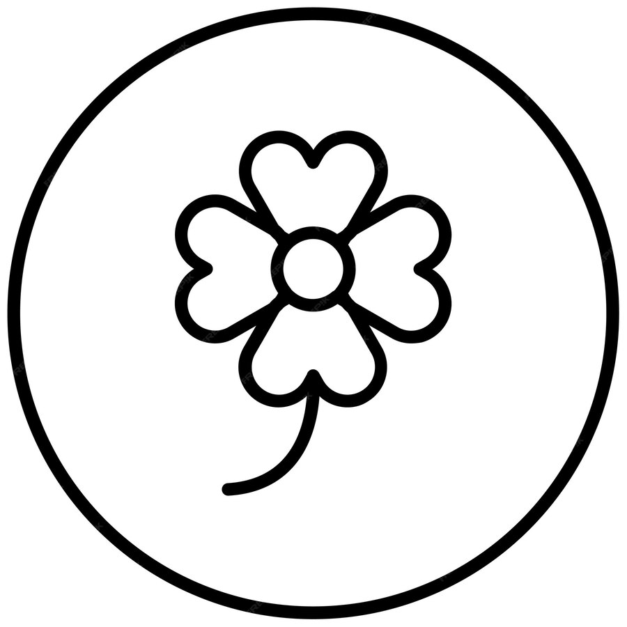 Premium Vector | Four Leaf Clover Vector Illustration Premium Vector | Four Leaf Clover Vector Illustration