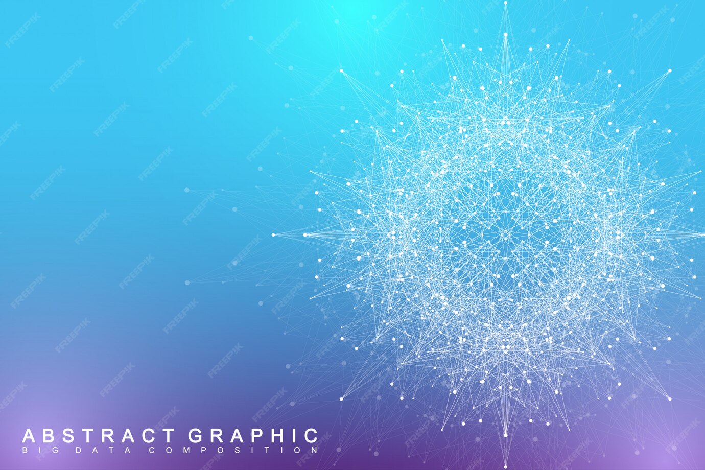 Premium Vector | Fractal element with compounds lines and dots. Big data complex. Graphic ...
