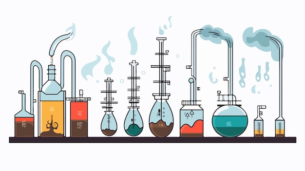 Fractional Distillation of Crude Oil Process Diagram | Premium AI ... Fractional Distillation of Crude Oil Process Diagram | Premium AI ...