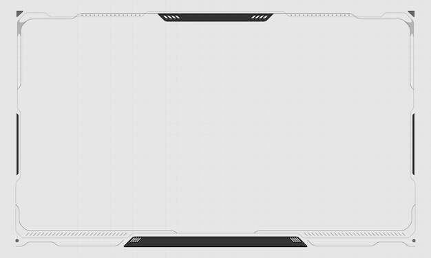 Premium Vector | Frame hud modern vector Premium Vector | Frame hud modern vector
