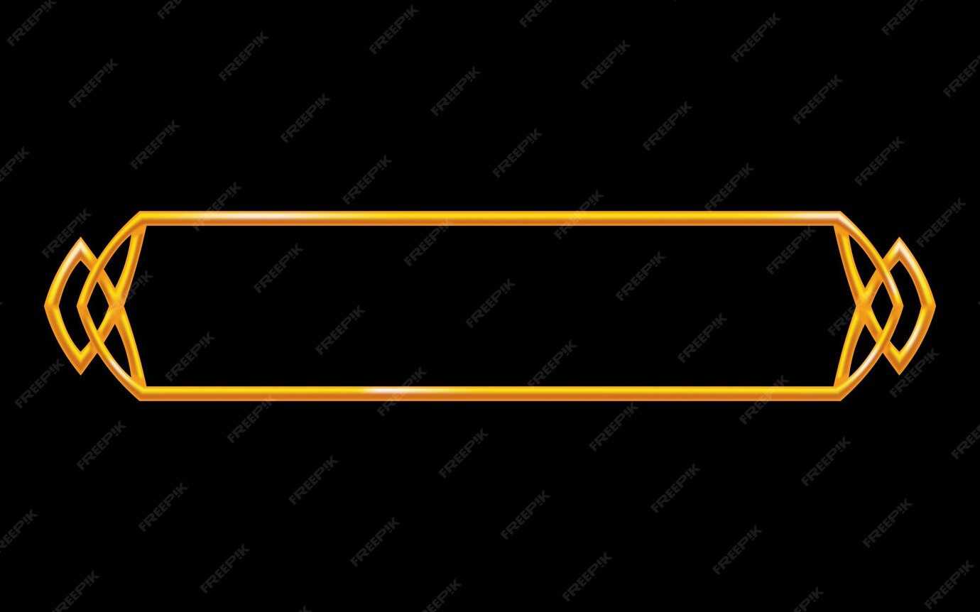 프레임 중세 게임 Ui 금속 제목 배너 또는 장식 테두리 웹 또는 게임 디자인을 위한 벡터 자산 중세 스타일 인터페이스 요소의 빈 사각형 프레임 프리미엄 벡터