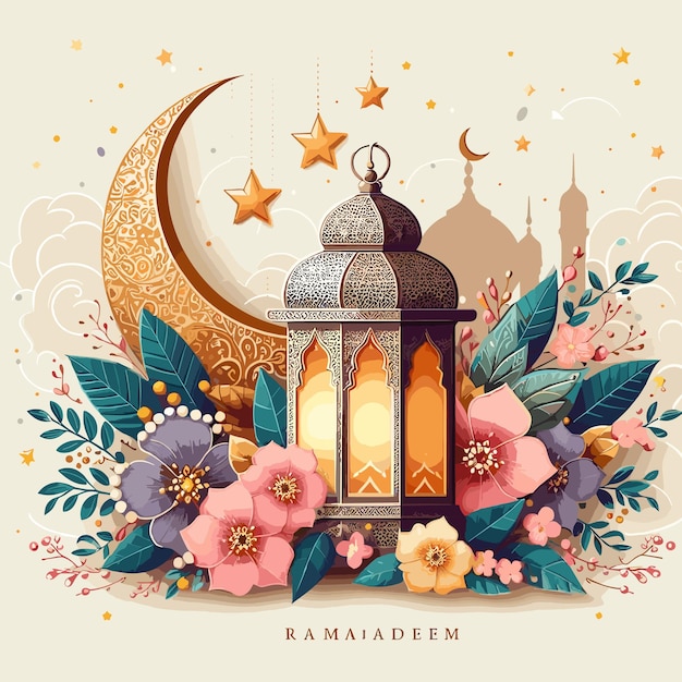 Premium Vector | Free vector elegant ramadan kareem decorative festival ... Premium Vector | Free vector elegant ramadan kareem decorative festival ...