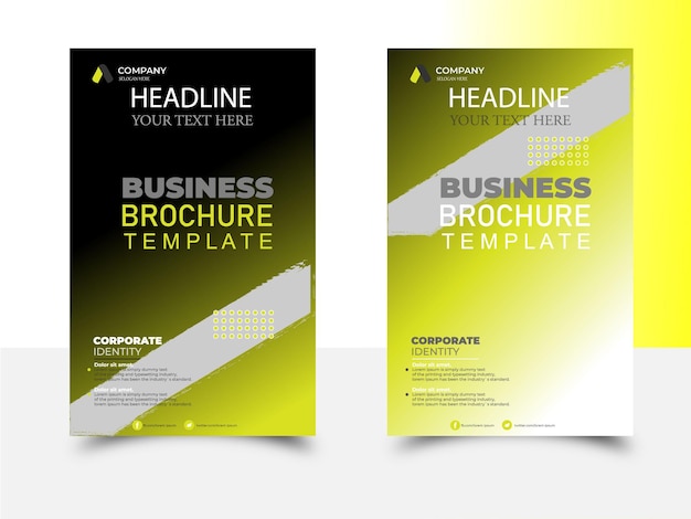 Premium Vector | Free vector flyer cover design business brochure Premium Vector | Free vector flyer cover design business brochure