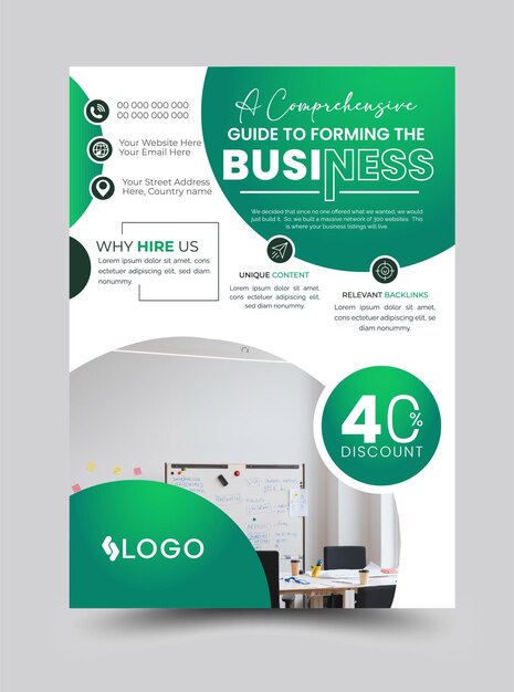 Premium Vector | Free Vector Flyer Template Premium Vector | Free Vector Flyer Template