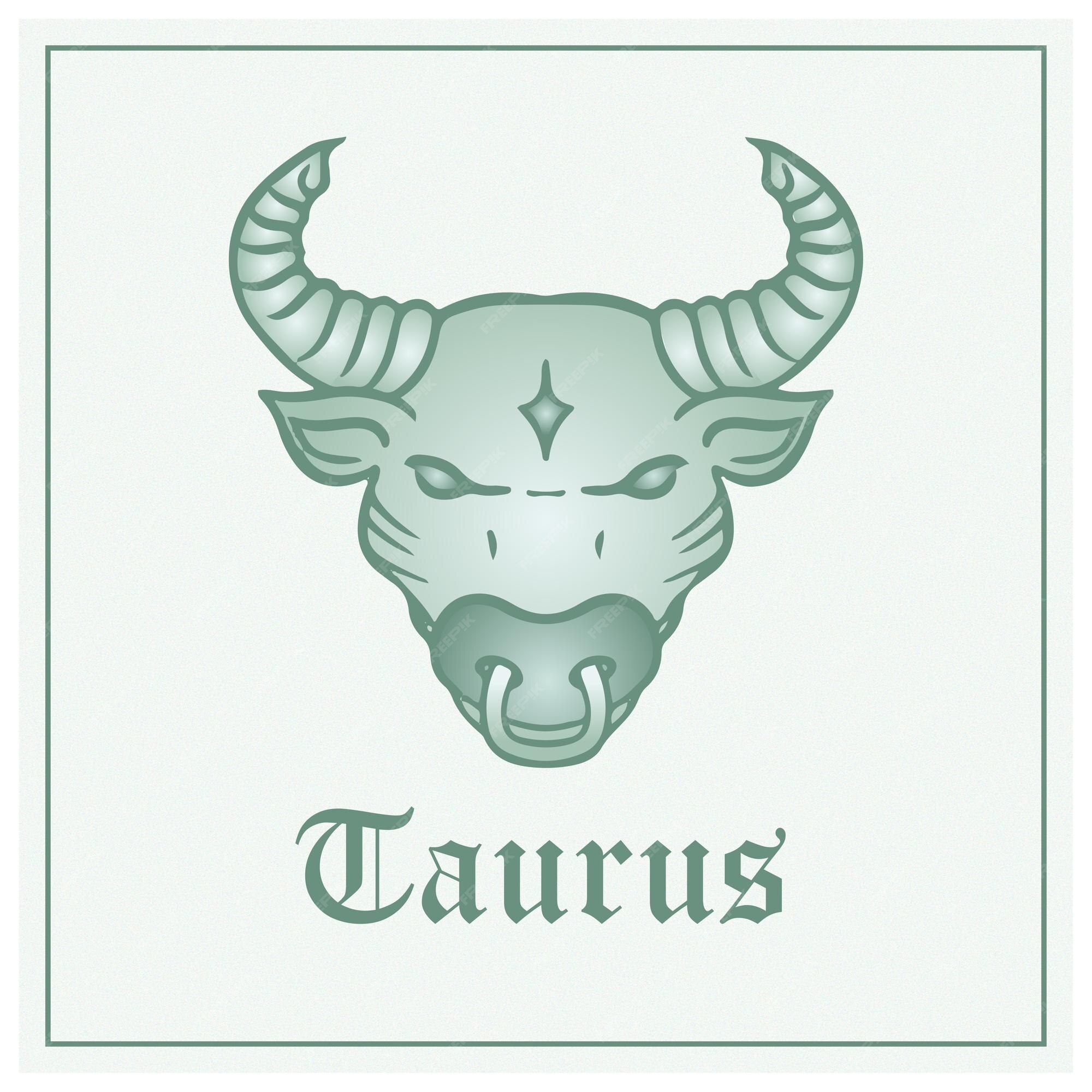 Premium Vector Free Vector Hand Drawn Taurus Zodiac Sign
