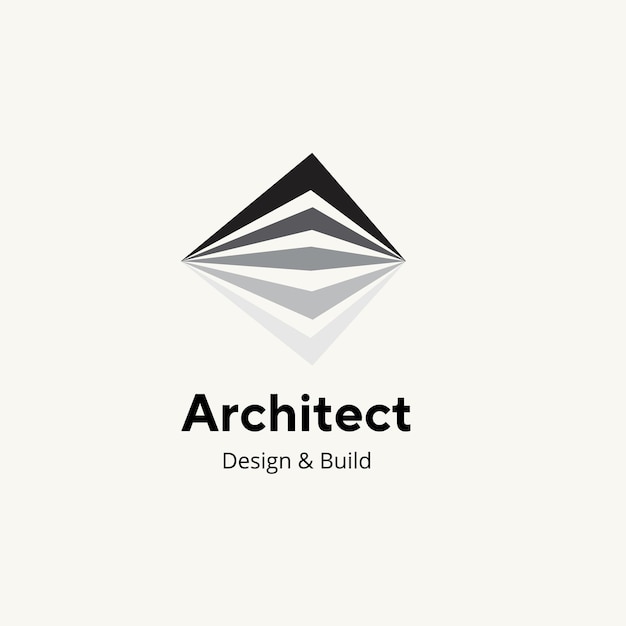 Premium Vector | Free vector modern architect logo Premium Vector | Free vector modern architect logo