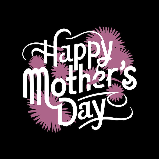 Premium Vector Free Vector Mothers Day Typography Design Template