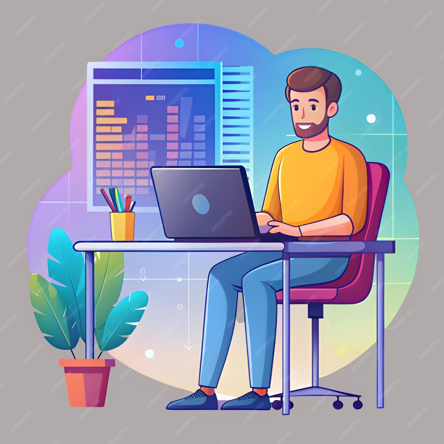 Free Vector Software Interface Coding And Programming System Administrator Or Designer Ai