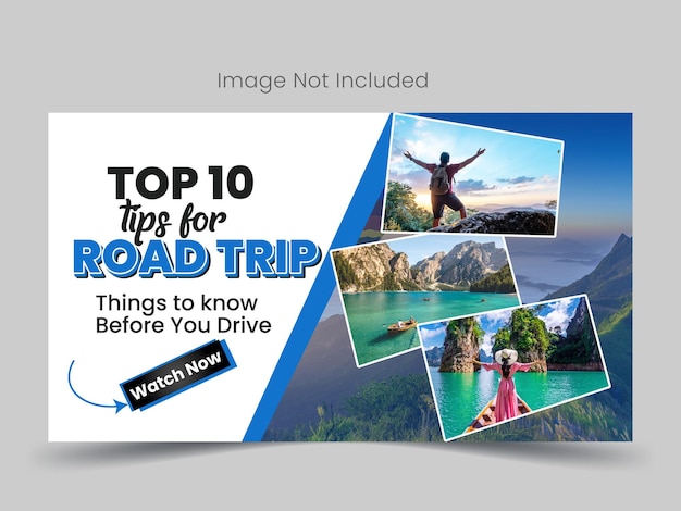 Premium Vector | Free Vector Travel Thumbnail Premium Vector | Free Vector Travel Thumbnail