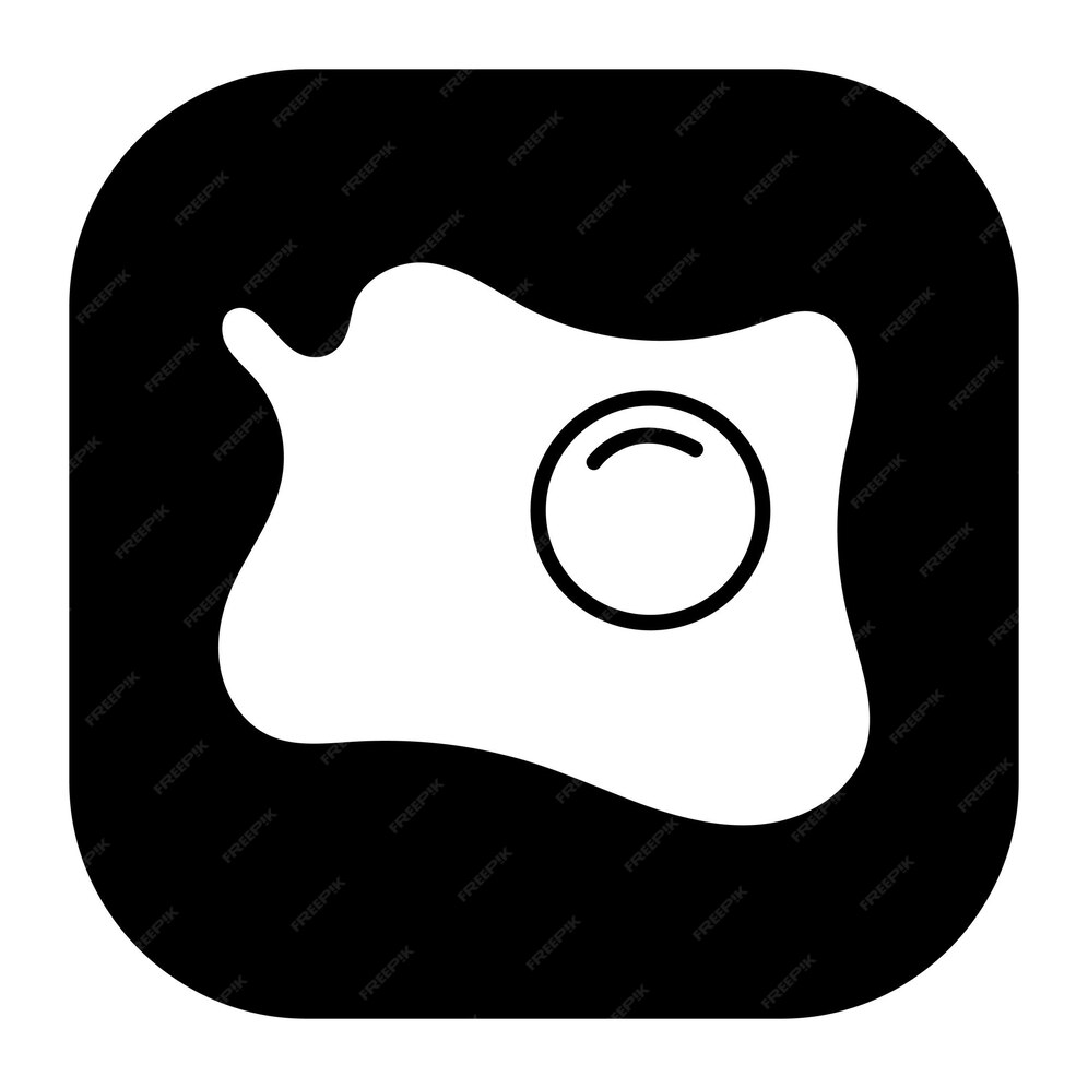Premium Vector Fried Egg Vector Illustration