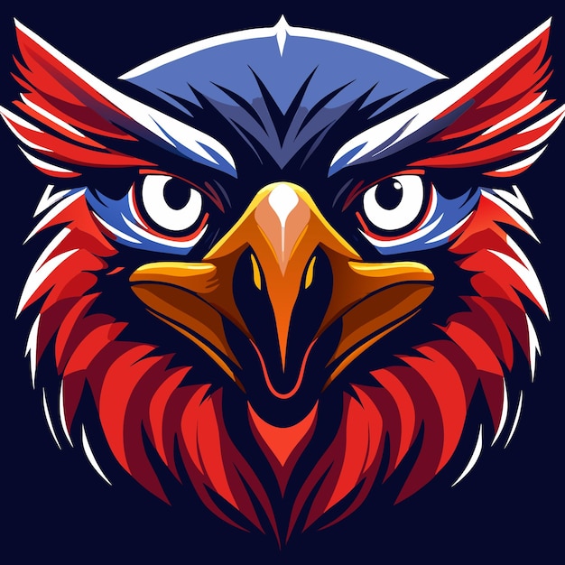 Premium Vector | FrontView Bald Eagle Graphics Premium Vector | FrontView Bald Eagle Graphics