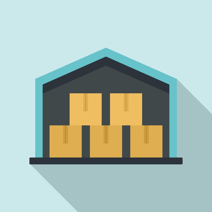 Premium Vector | Full warehouse icon flat illustration of full ... Premium Vector | Full warehouse icon flat illustration of full ...