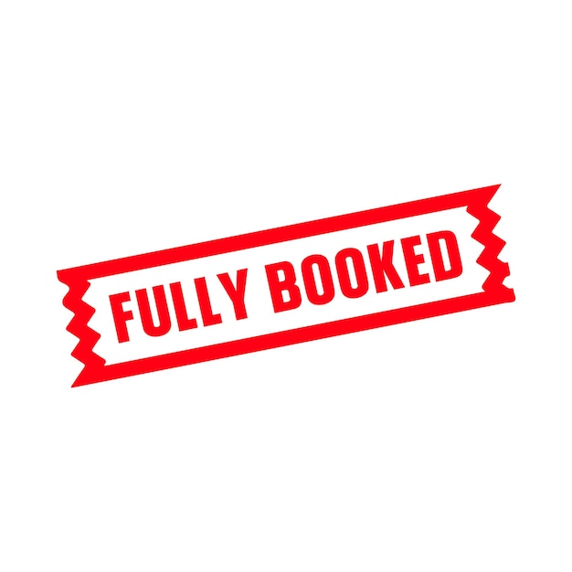 Premium Vector | Fully booked Rubber stamp vector design Rubber Stamp ... Premium Vector | Fully booked Rubber stamp vector design Rubber Stamp ...