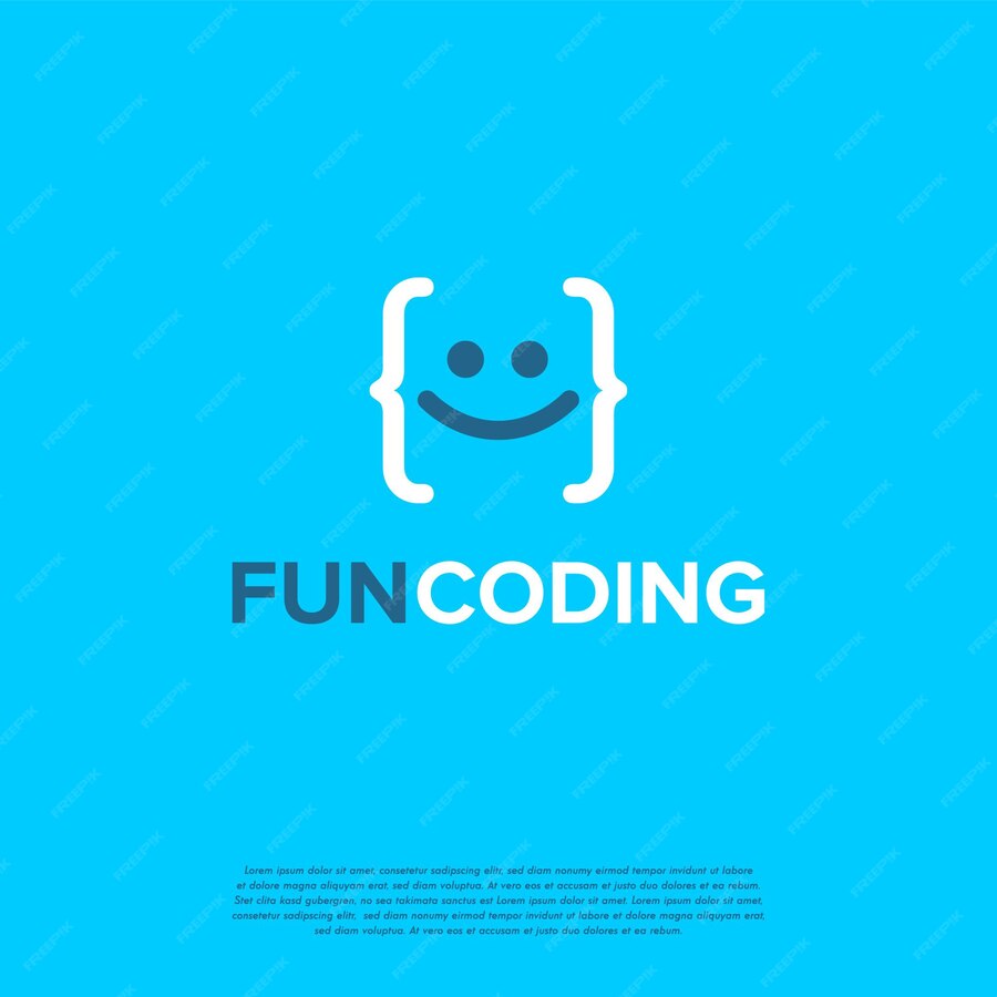 Premium Vector | Fun Coding, Developer coding icon vector illustration ...