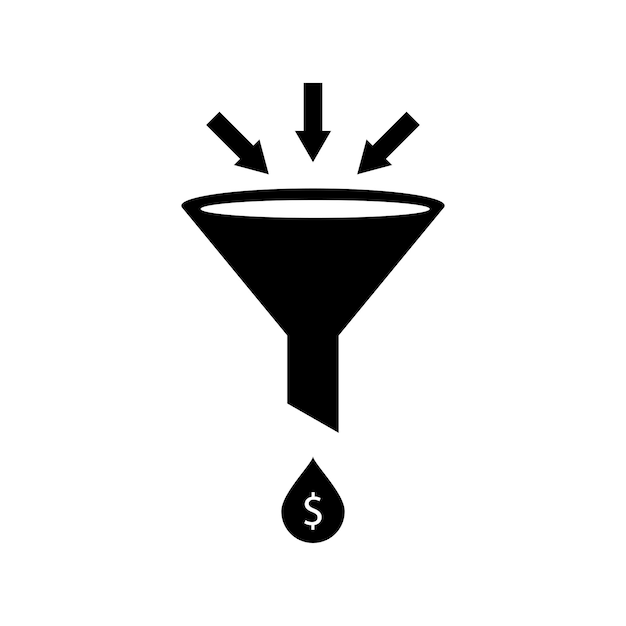 Premium Vector | Funnel Icon Vector Design Template Premium Vector | Funnel Icon Vector Design Template