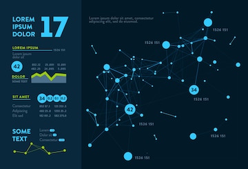 Premium Vector | Futuristic infographic. Information aesthetic . Complex data threads graphic ...